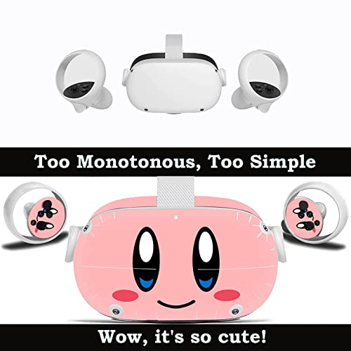 Oculus Quest 2 Stickers Eyes Anime VR Decal Skin for Headset and Controller Stickers Oculus Quest 2 Skins Vinyl Decal Stickers Skin for Oculus Quest 2 Protective Stickers