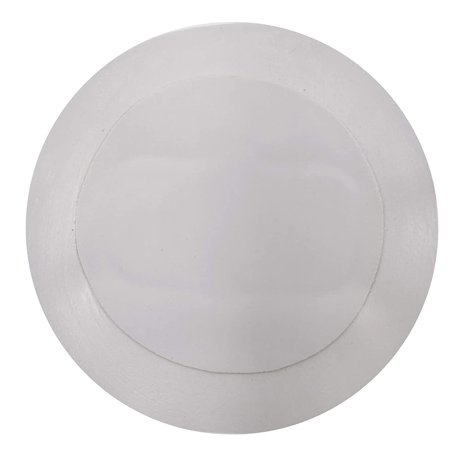 Lidali D Ring Patch for Inflatable Boat Kayak Dinghy SUP, Stainless Steel D Ring PVC Patch Stand-Up Paddleboard Canoe Rafting Accessories, NO Glue Included (4Pcs, White)