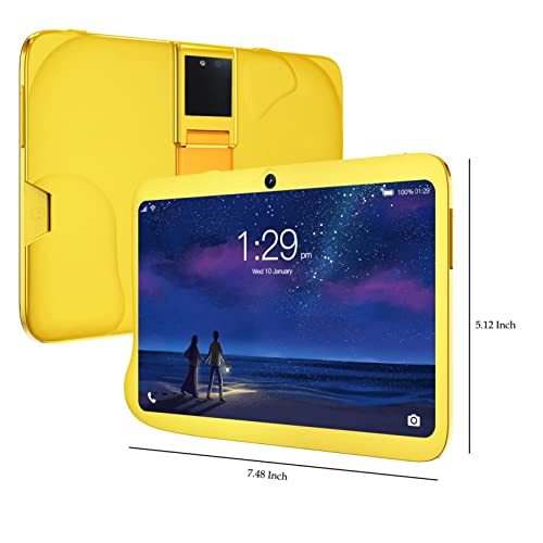 SUMDUINO Tablet Laptop,HD Tablet WiFi Bluetooth Android Voice Call Game Tablet,7Inch IPS Display Screen,WiFi,2GB RAM+16GB ROM,3000mAh,Android 5.1 System (Yellow)