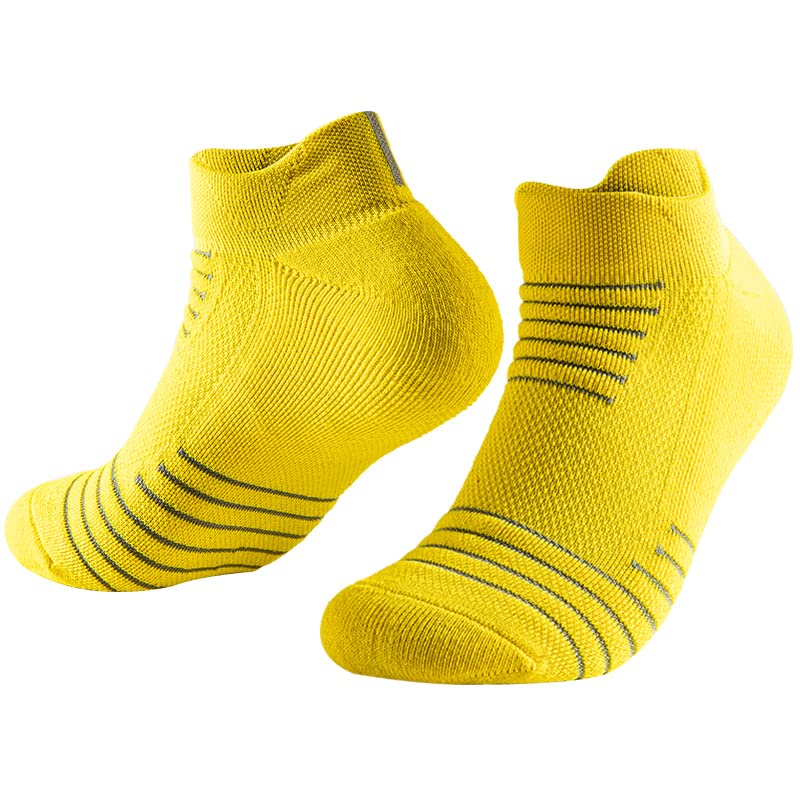 MAGIARTE High Performance Cushioned Compression Athletic Socks, Low Cut Ankle Length Unisex Sports Socks 3 Pack for Men and Women (Unisex #04-M)
