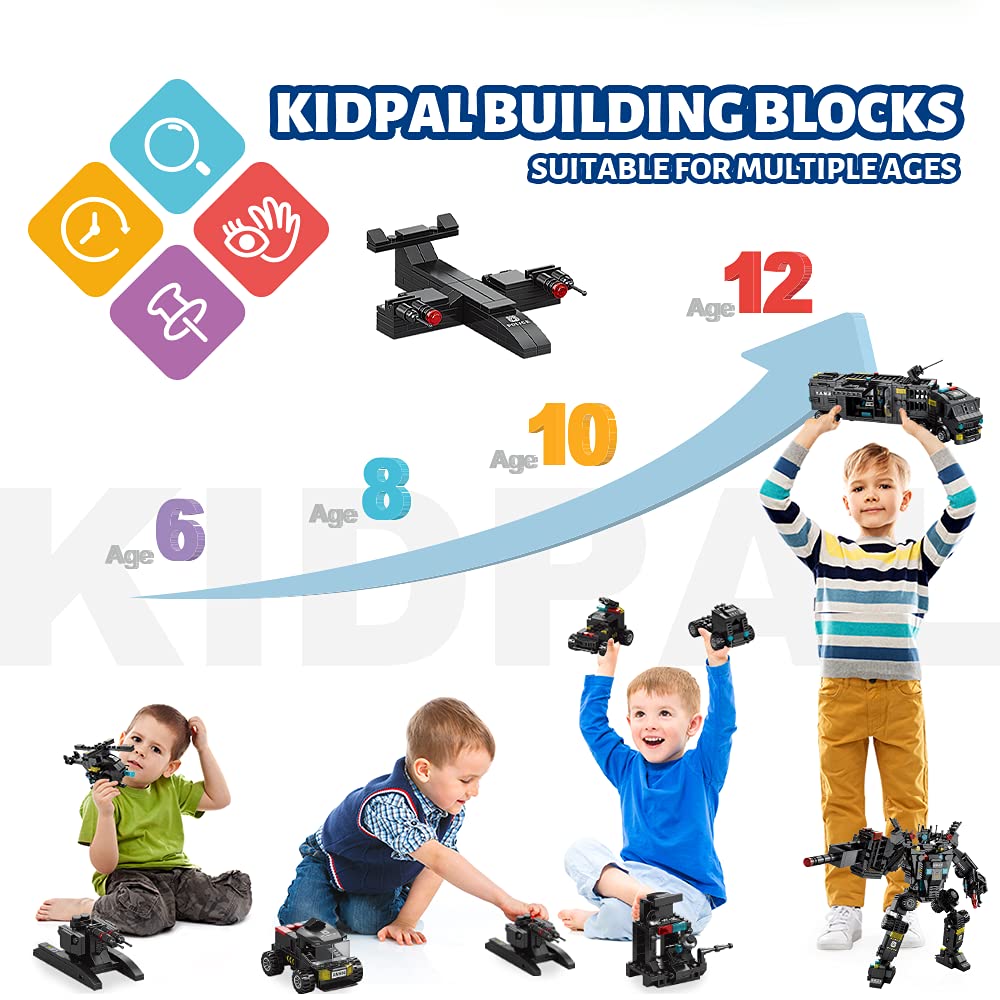 iloveee 51 in 1 Robot STEM Building Blocks Toys for Boys Age 8-12, Educational Learning Building Bricks Truck Kit, Gifts for 6 7 8 9 10 11 13 Years Old Kids, Engineering Erector Set 700PCS…