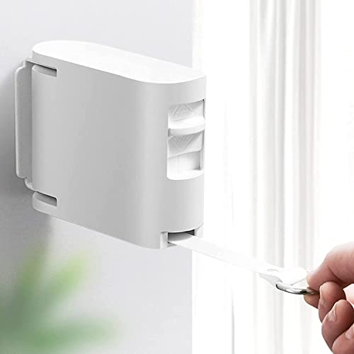 Wakatipu Retractable Clothesline, Indoor Outdoor Clothes Line, Automatic Retractable Clothesline with Fixed Hanging Hole13.8ft. Can Bear 44lb,Adjustable,Hanging Lock to Prevent Sagging (Standard)