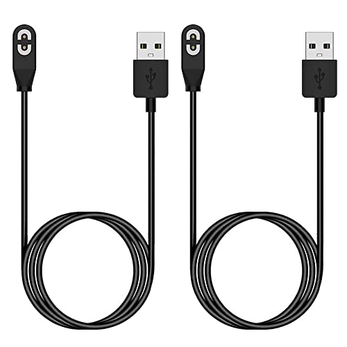 Threeeggs Charger for AfterShokz OpenComm Charger, Magnetic Charging Cable USB Charger Cord for AfterShokz Aeropex AS800 & Shokz OpenRun Pro & OpenRun & OpenRun Mini Headphones (2)