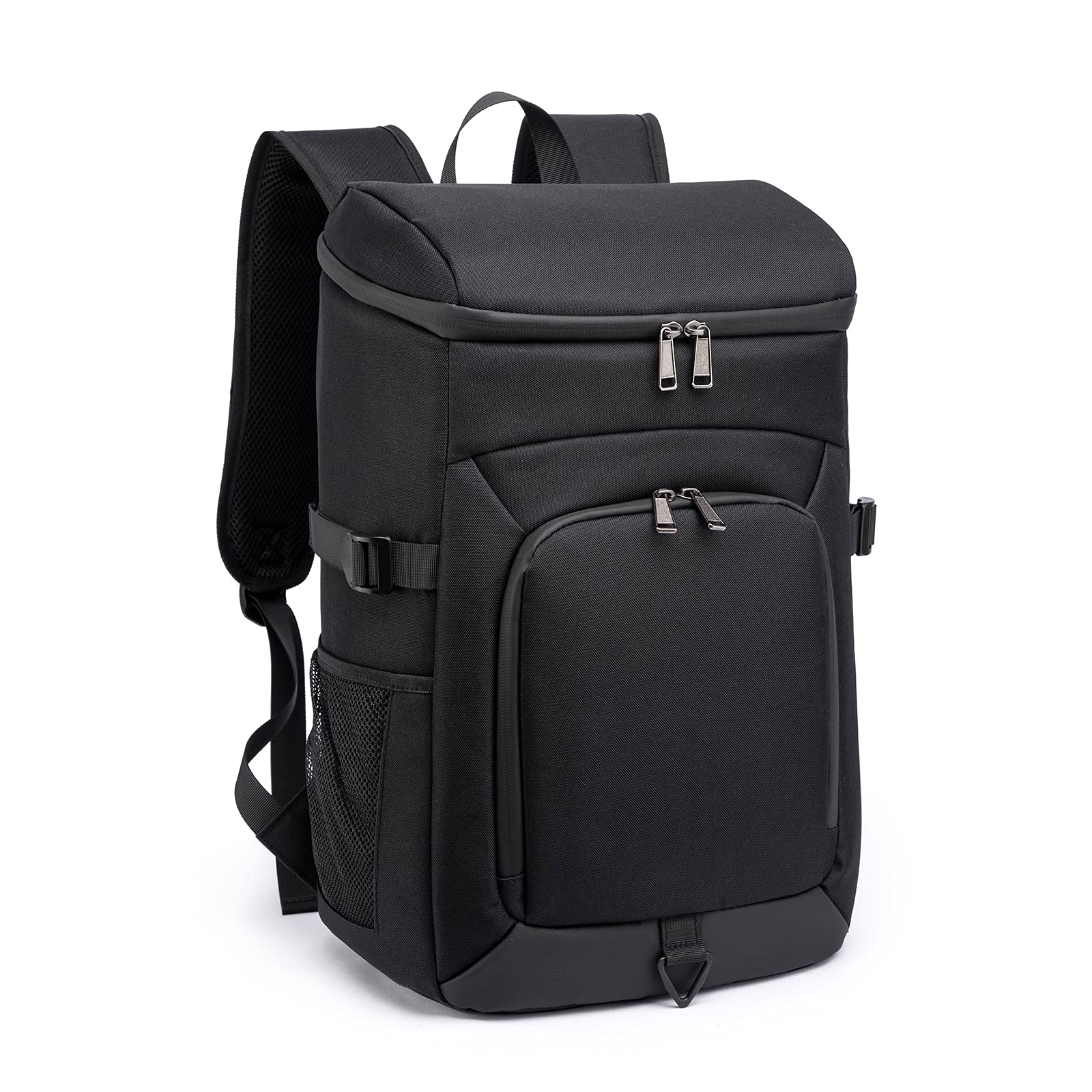 LEMONWORLD Backpack Cooler 40 Cans Insulated Leak Proof Soft Cooler Bag Lunch Backpack for Men Small Cooler Backpack, Black