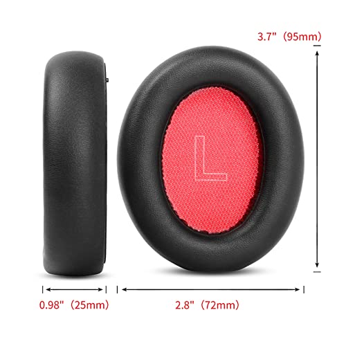 TaiZiChangQin Life Q10 / Q10 BT Ear Pads Ear Cushions Replacement Compatible with Anker Soundcore Life Q10 / Q10 Bluetooth Headphone Protein Leather Earpads + Headband Covers