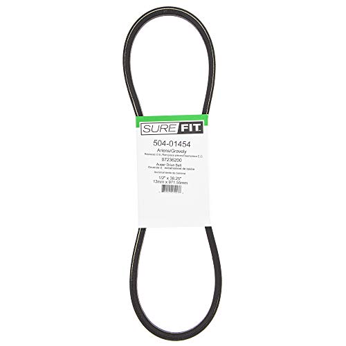 SureFit Auger Drive Belt Replaces Ariens Gravely 07236200 Rapid XZ 100i 200 Series ST824 SB 936 Snow Blower 52" Deck