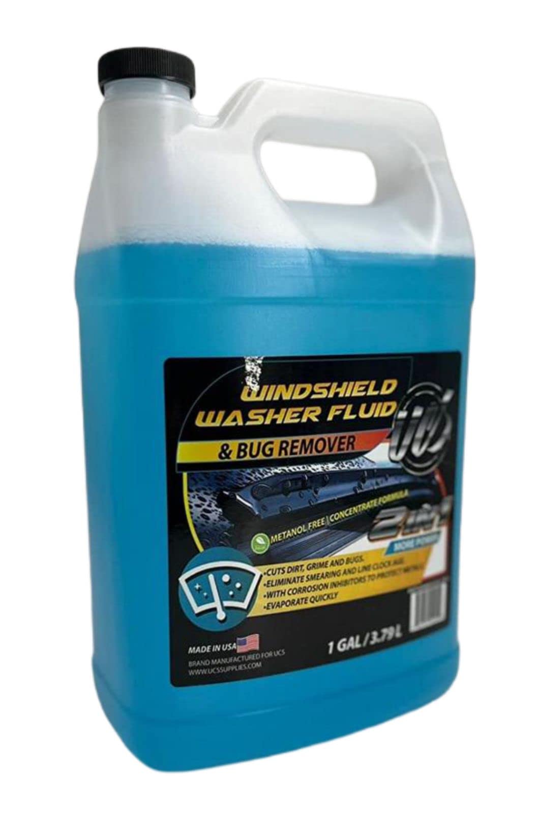 UCS 10015 2-In-1 Windshield Washer Fluid & Bug Remover 1 Gallon Pack of 1