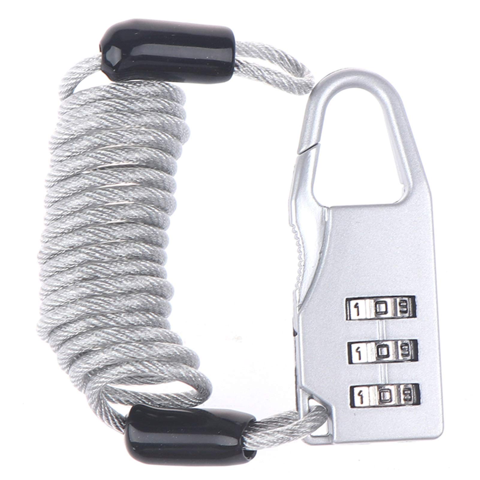 LJLCD Bicycle Lock Digit Bicycle Chain Lock Anti-Theft Anti-Cutting Alloy Steel Motorcycle Cycle Bike Cable Code Password Lock Anti-Theft, Anti-Loss, Easy to Carry