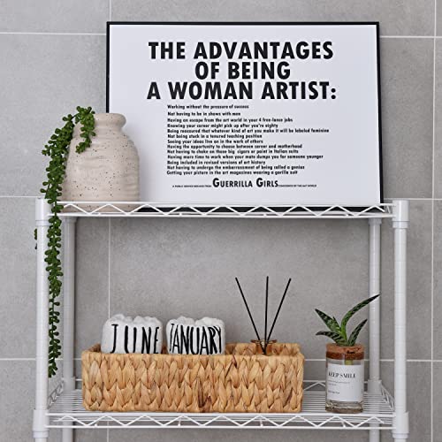 StorageWorks Water Hyacinth Basket for Toilet Paper, Wicker Baskets for Storage with Built-in Handles, 14 ¼"L x 6 ½"W x 3 ¾"H