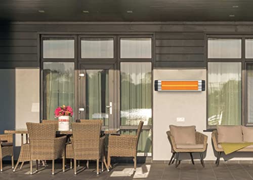 UFO S-15 Wall Mounted Infrared Heater | 1500-Watt | Thermostat | Energy Efficient Heater