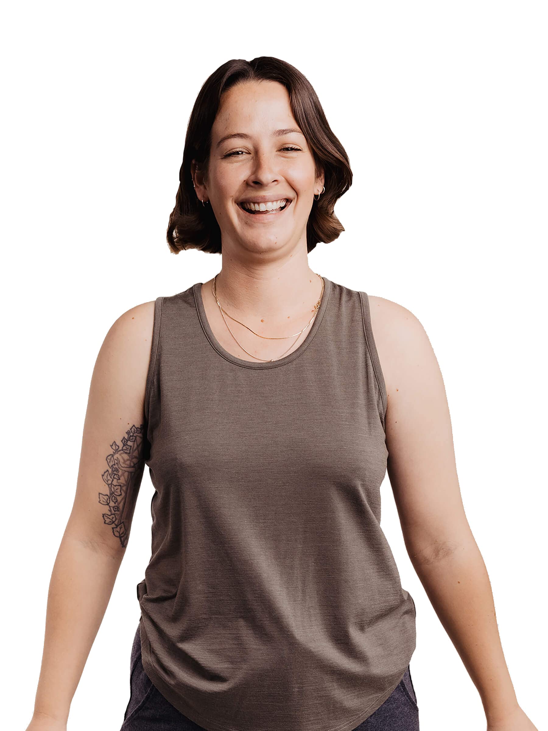 Nui Organics Merino Wool & Tencel Tank Top Women, Base Layer, Ultra Soft Natural Fabric, Breathable Year-Round Comfort.