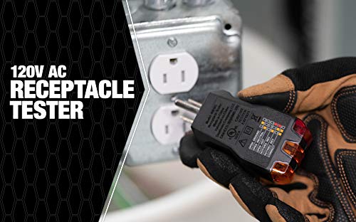 Southwire 40012S Receptacle Tester Black