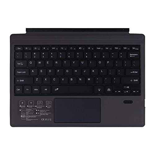 Zoof Type Cover Designed for Microsoft Surface Pro Generation 7+ 7 6 5 4 3 Portable Slim Bluetooth Wireless Keyboard with Touchpad Tablet Keyboard