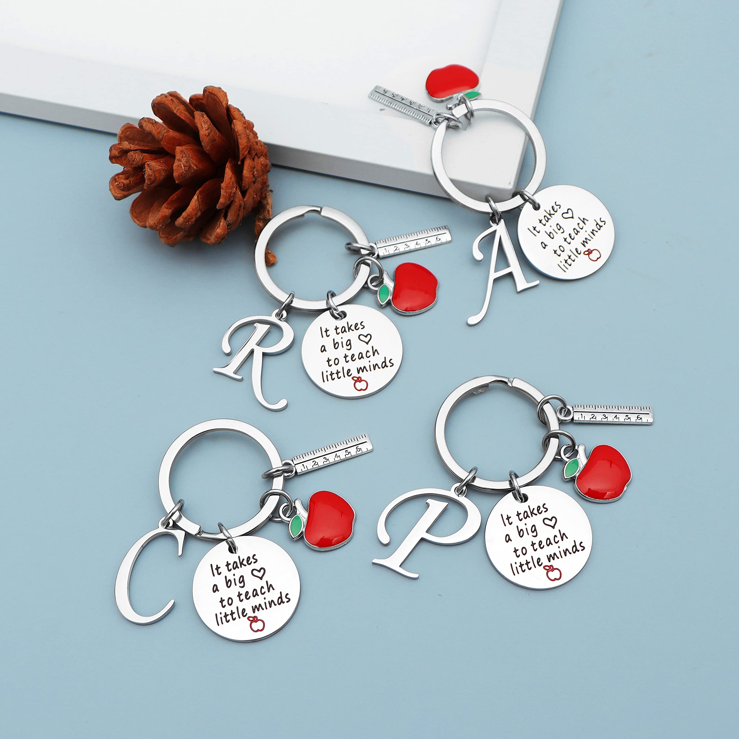 JRXOO Teacher Appreciation Gift Thank You Gift For Teacher Best Teacher Gift Graduation Gift For Teacher Keychain (V)