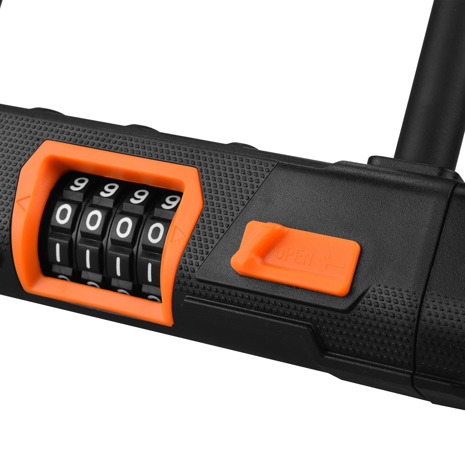 MengK Bicycle U Lock Anti-Theft Bike Password Lock Heavy Duty Combination U Lock Bike Lock Bike Safety Tool