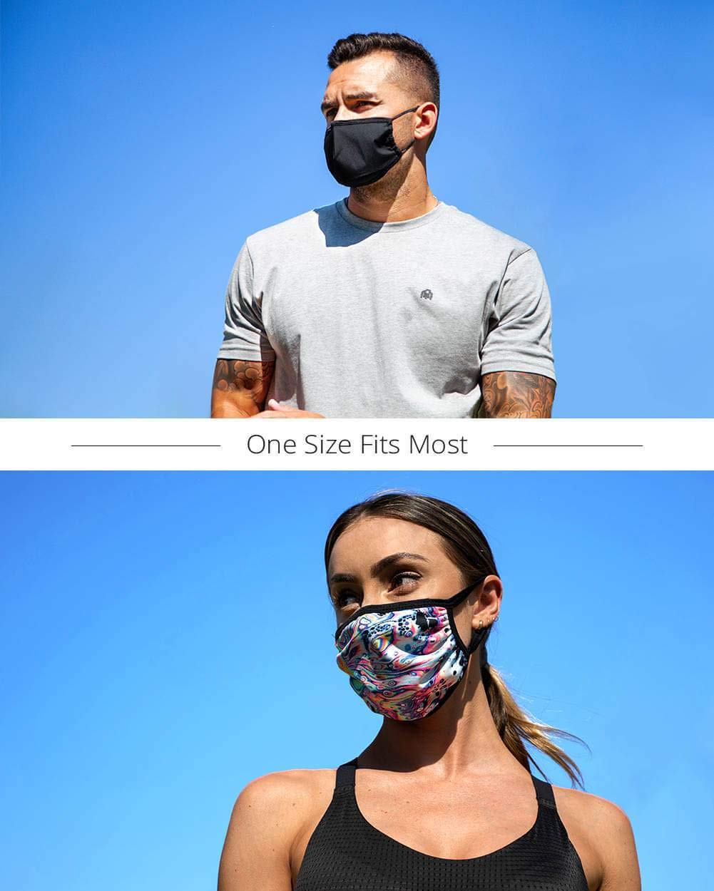iHeartRaves Liquid Tripp Cloth Face Mask - Reusable & Breathable