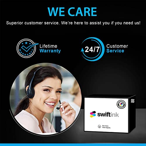 Swift Ink Remanufactured for HP 15 Ink Cartridge Replacement (HP C6615DN)