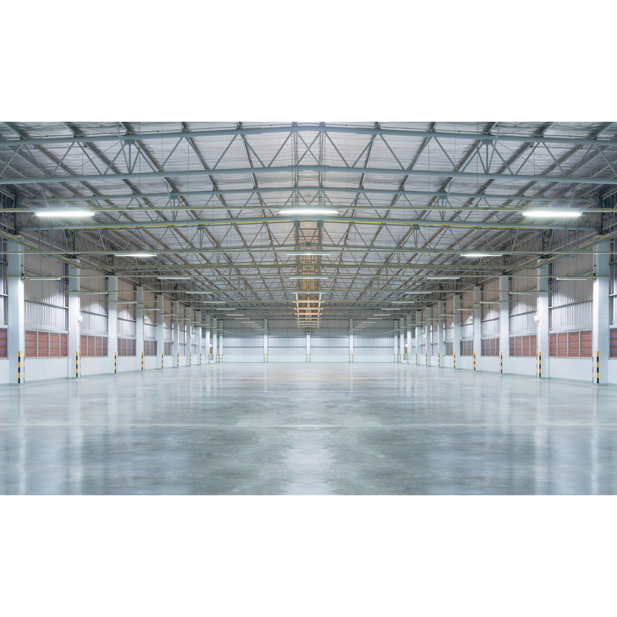 WareLight Oslo Compact Linear High Bay Fixture - 11,000 Lumens, 78 Watt, CCT Selectable, 120-277V LED Light, 16.5 x 10.2 x 1.8 Inches, White, Pack of 2