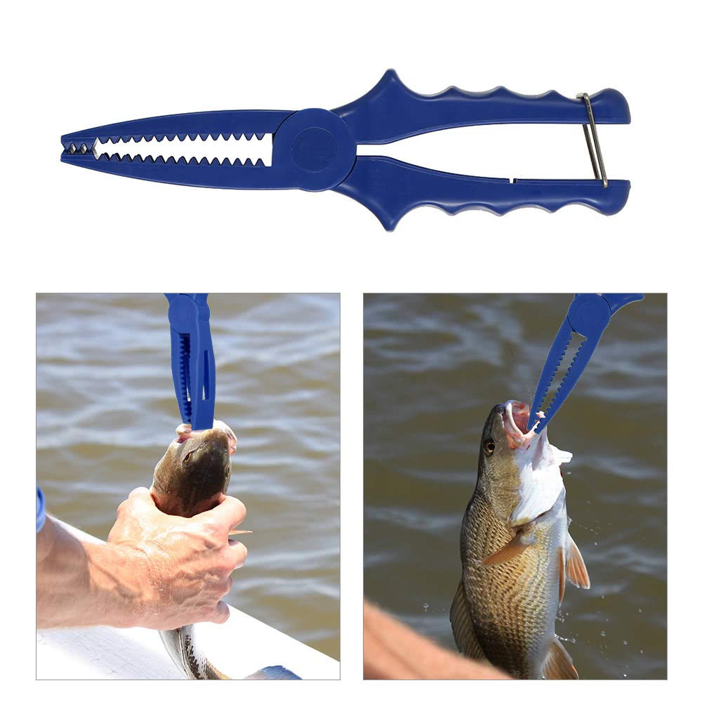 MengK Fishing Pliers Gripper Fish Clamp Grip Catch and Release Tool Fish Body Holder Plastic Tool