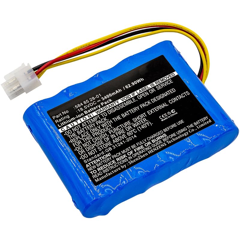 Synergy Digital Lawn Mower Battery, Compatible with Husqvarna Automower 315 Lawn Mower, (Li-ion, 18.5V, 3400mAh) Ultra High Capacity, Replacement for Husqvarna 584 85 28-01 Battery