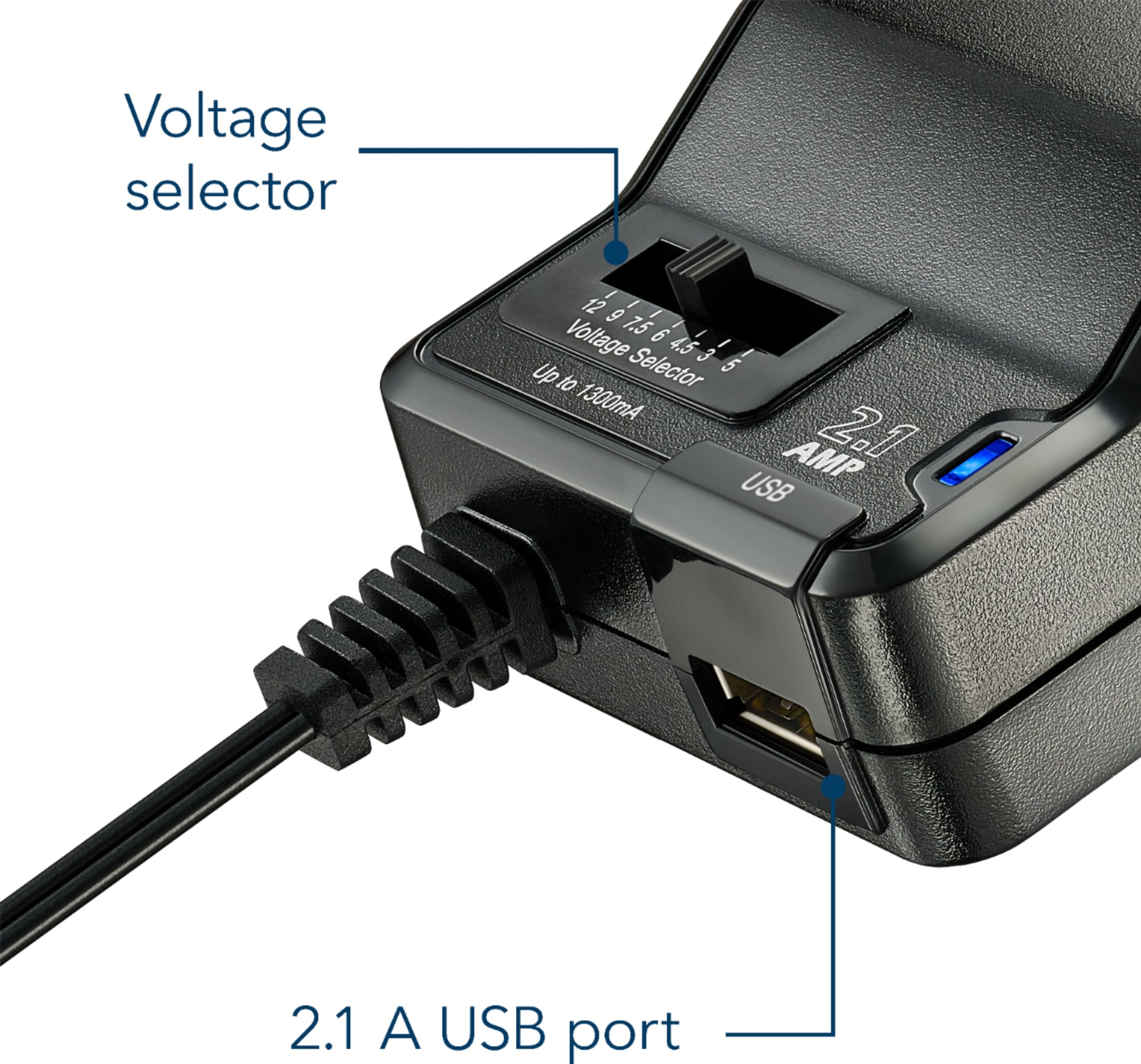 Insignia Universal AC Adapter with USB port (NS-AC1200-C)