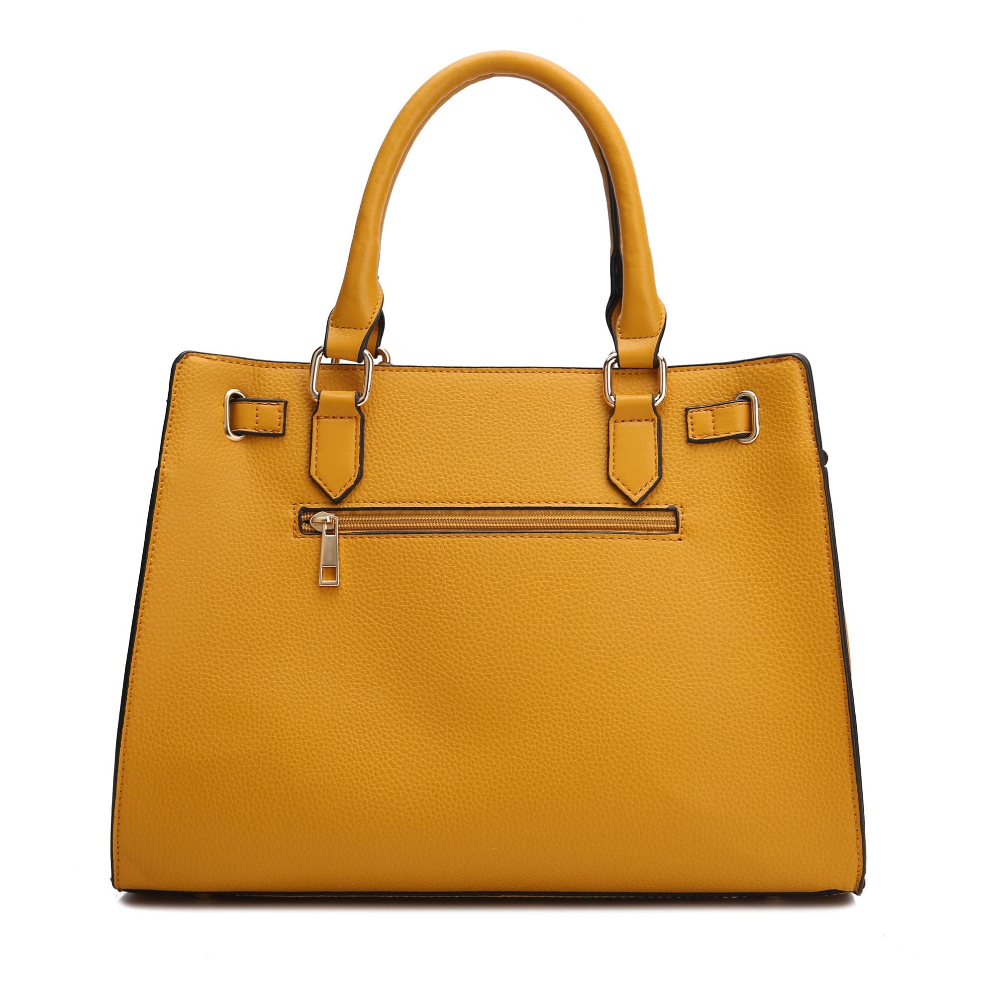 MKF Collection by Mia K. MKF-X581CRC Christine Satchel Bag & Wallet Charcoal