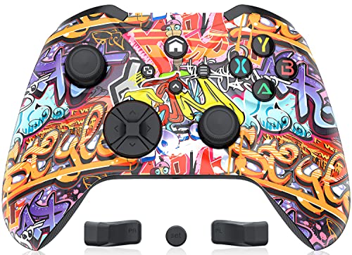Wireless Controller Replacement for Xbox One, Special Edition Custom Game Controller Compatible with Xbox Series X/S, Xbox One S/X, Android/iOS/PC Gamepad Windows 7 8 10 11 Made with Advanced HydroDip Print Technology