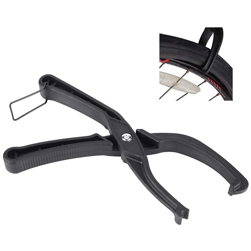 MMOBIEL Bicycle Tire Pliers Changing Tool Removal Clamp Tire Changer for Easily Changing Any Bike Tire - Black
