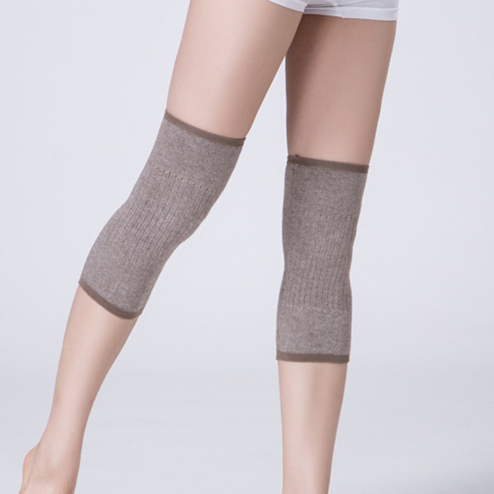 Knee Brace Warm Wool Knit Knee Pad Knee Warmer Thermal Knee Compression Sleeves Support Protector for Arthritis Meniscus