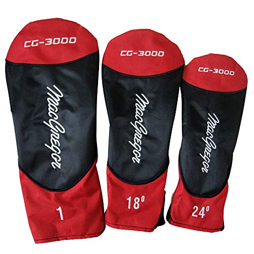 MacGregor Golf CG3000 +1 Inch Golf Clubs Set with Bag, Mens Right Hand, Graphite/Steel, Stiff Flex