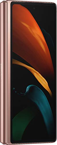 SAMSUNG Electronics Galaxy Z Fold 2 5G F916U | Android Cell Phone | 256GB Storage | US Version Smartphone Tablet | 2-in-1 Refined Design, Flex Mode | Mystic Bronze - Verizon Locked - (Renewed)