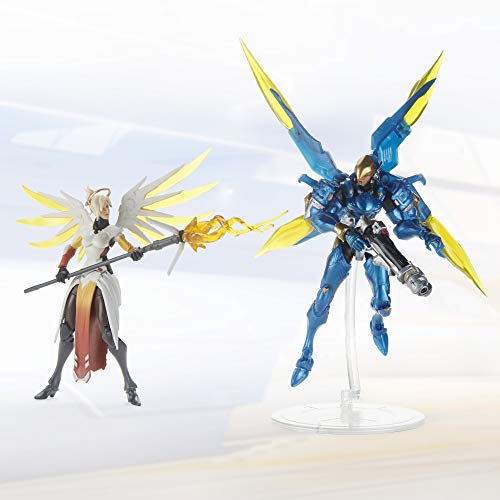 Hasbro Gaming Overwatch Ultimates Series Pharah and Mercy Dual Pack 6-Inch-Scale Collectible Action Figures with Accessories – Blizzard Video Game Characters