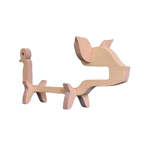 SEASD Wine Rack Wooden Bottle Rack Animal Bottle Rack Creative Decoration Wine Rack Animal Shape