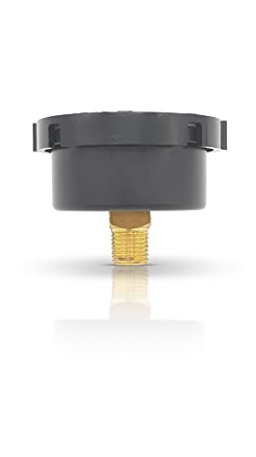 Swimables Start and Clean Filter Water Pressure Gauge Replacement - 60 PSI and 1/4" NPT Back Mount for Swimming Pool Filters - Compatible with Pentair, Hayward and Jandy Filters (Back Mount)