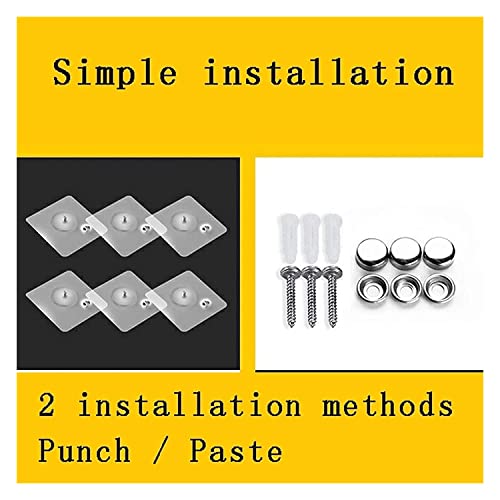 XMCX 50-80cm Laundry Drying Rack Airer -Wall Mounted - Retractable - Clothes Dryer Collapsible Folding Towel Shelf with Hooks Washing Line Easy Storage (Color : 5 Hook, Size : 80cm)
