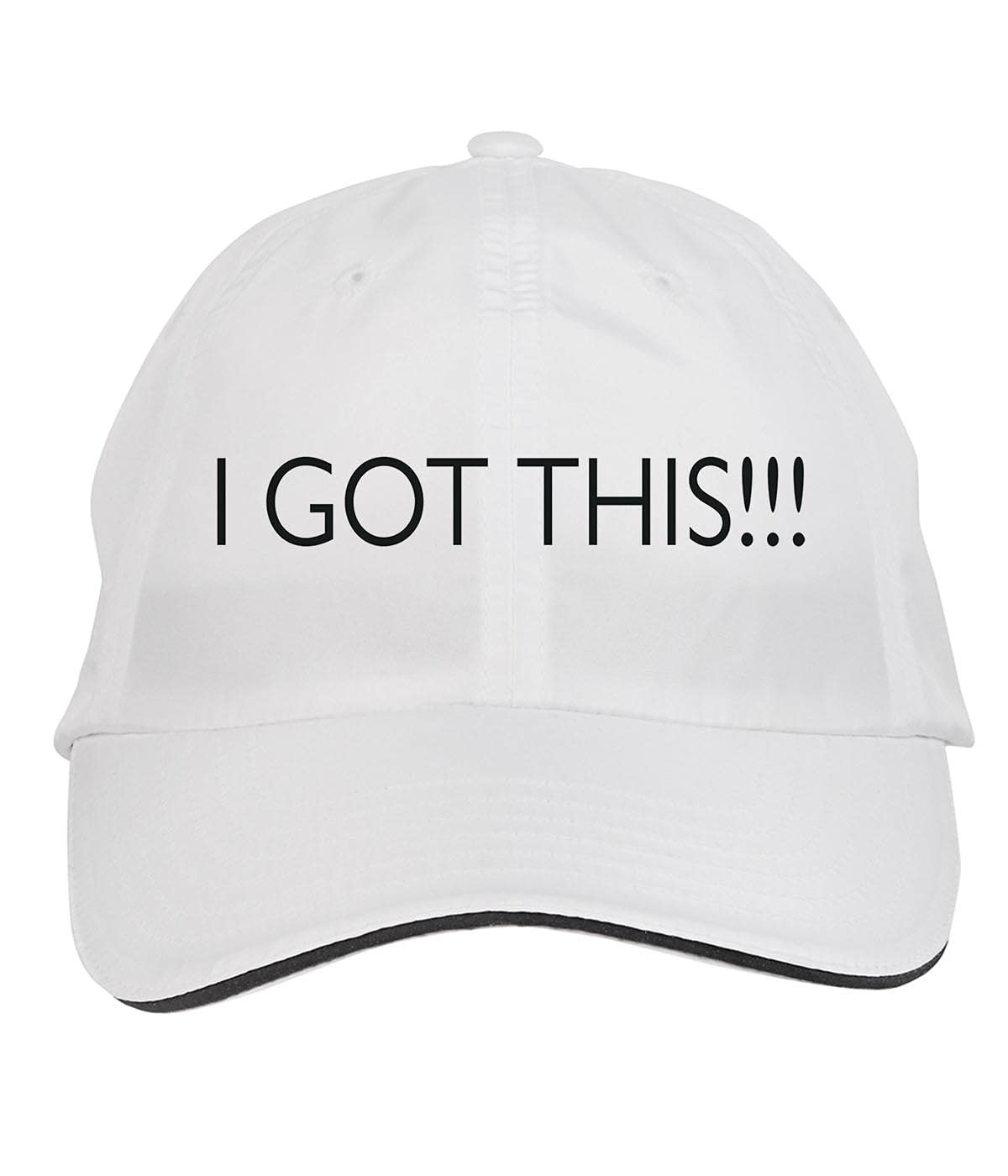 Makoroni - I GOT This!!! Hat Adjustable Cap, DesF68 White