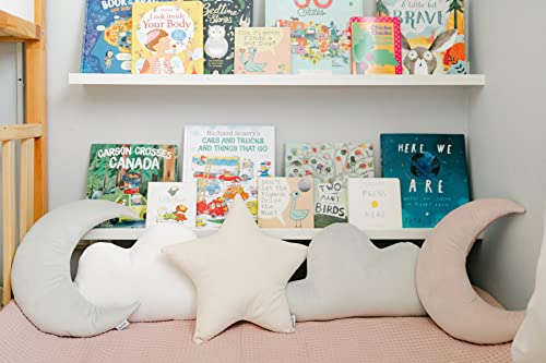 Ullabelle Decorative Pillow, Decorative Nursery Pillow, Playroom Décor, Cute Throw Pillows (Pink Moon)