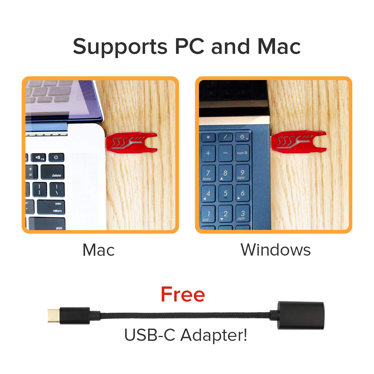 Infiniti Kloud™ 64GB USB 3.0 Flash Drive & Backup Solution - Includes Infiniti Kloud One-Click Backup Software and USB-C Adapter (Mac and PC Compatible) - InfinitiKloud