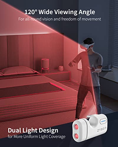 ZYBER Ir Light for Meta Quest 2 Pro PICO 4, Infrared Illuminator VR Accessories for Oculus Quest 2 Sensor Tracking in Dark