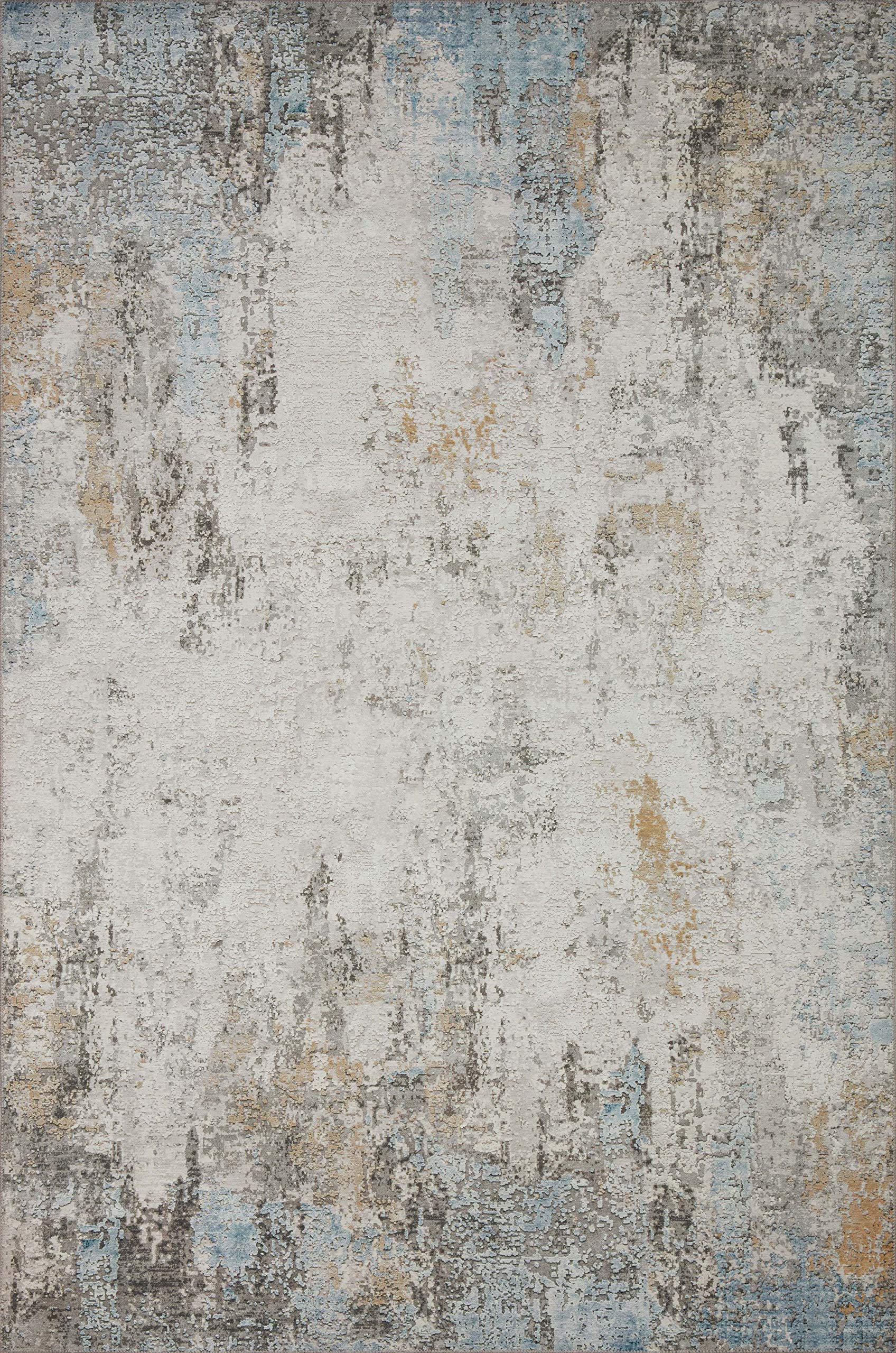 Loloi II Drift Ivory/Granite 7'-6" x 9'-6" Area Rug