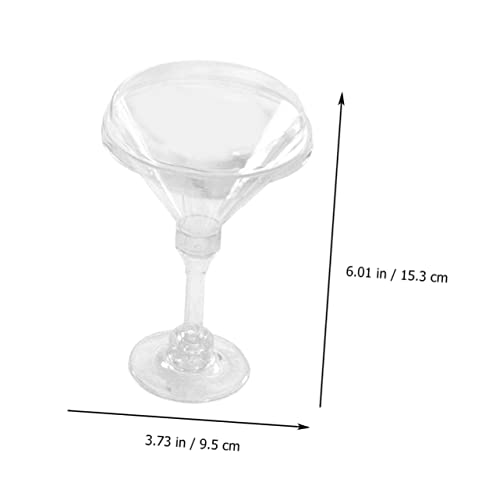 Zerodeko 18 Pcs dessert cup trifle bowl small parfait cups beverage drink cup Clear pudding jelly glass cup plastic pudding cups plastic tumblers Glass Ice Cream Cup yogurt jar Glasses