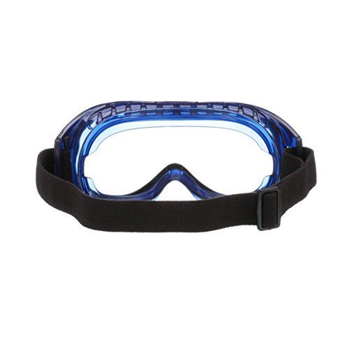 Sellstrom Safety Goggles β Odyssey II Eye Protection, S80200, Anti Fog, Scratch Resistant, Latex Free Protective Eye Shield for Men and Women with Dual Panel Clear Lens, Blue Frame