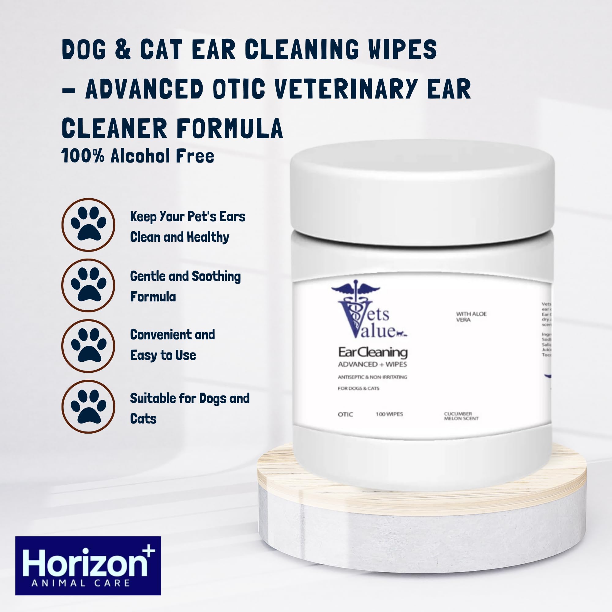 Veterinary Ear Flush for Dogs and Cats (XL 355ml Bottle) - Clear Therapy Cleaner Alcohol-Free, Itch-Relief Yeast Infections, Supports Healthy Canals - Optimized Solution Dog Washing, White/Clear