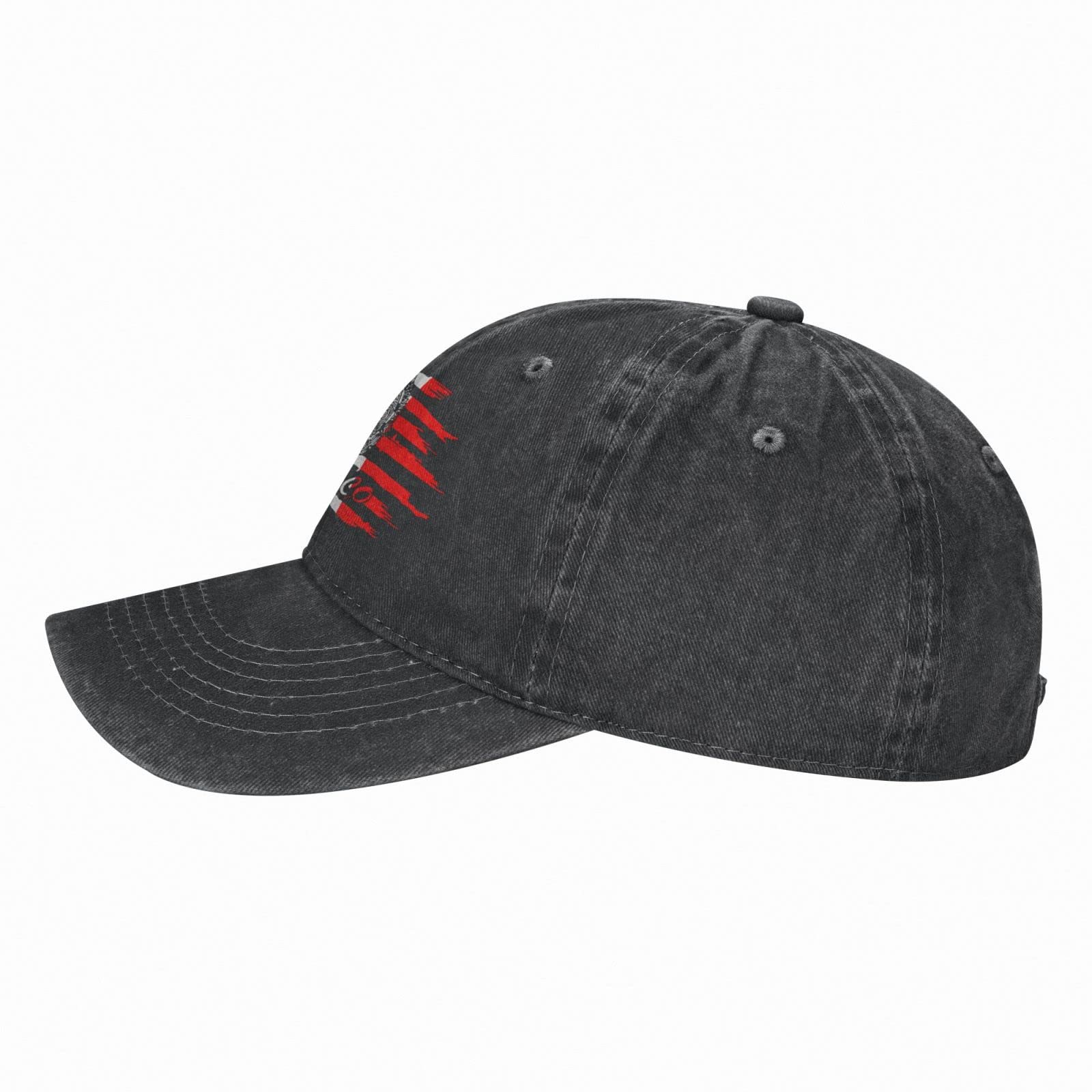 Mexico Hat Adjustable Distressed Baseball Cap Washed Vintage Jeans Cotton Denim Dad Hat for Men Women