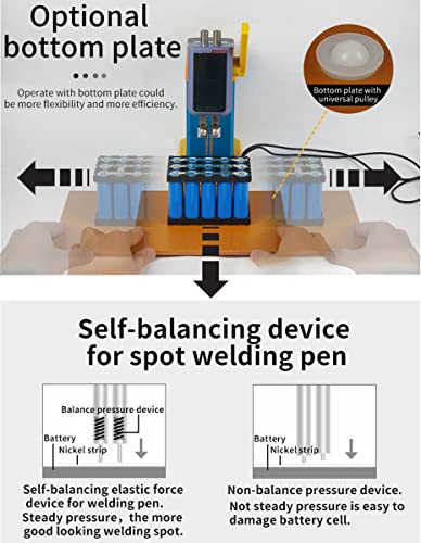 RCBDBSM Battery Spot Welder Capacitor Energy Storage Pulse Welding Machine, 11.6 KW Industrial Energy Storage Battery Welding Machine for 18650, 21700 Lithium Battery Pack Building