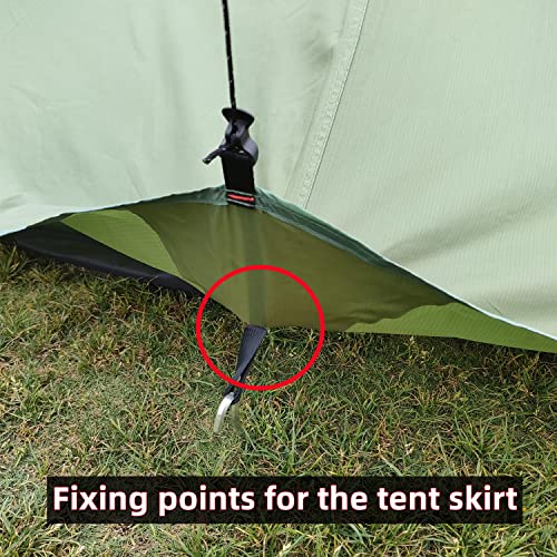 Longeek 2 Person Camping Tent 4 Seasons Backpacking Ultralight Easy Up Hot Teepee
