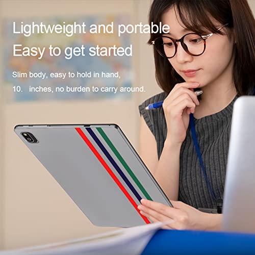 Tablet, 6G RAM 256G ROM 5G WiFi Dual Band Octa Core Processor 100240V 10 Inch Tablet for Travel for Home (US Plug)