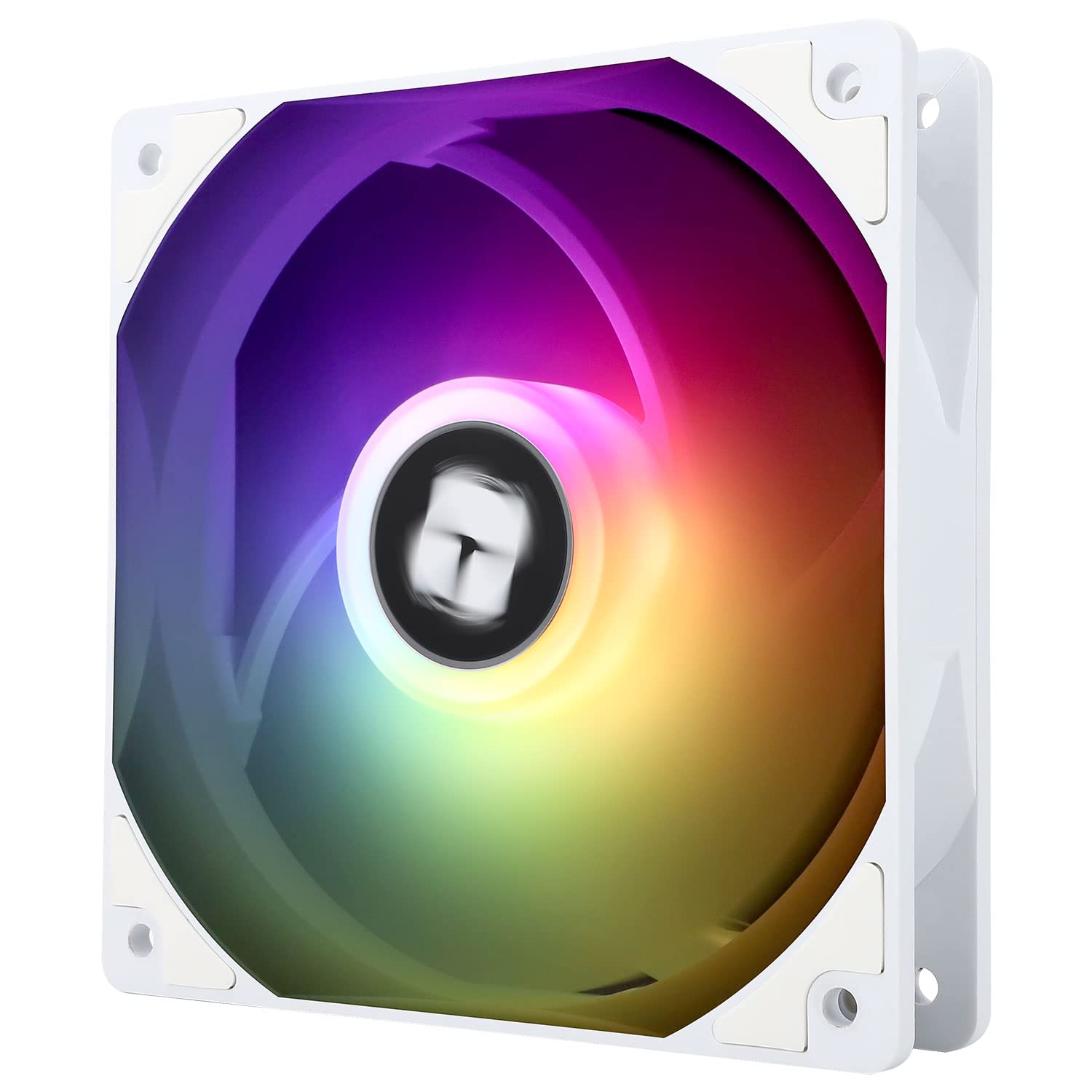 Thermalright TL-C12CW-S X3 CPU Fan 120mm White ARGB Case Cooler, 4pin PWM Silent Computer Cooling Fan with S-FDB Bearing Included, up to 1550RPM(3 Quantities)