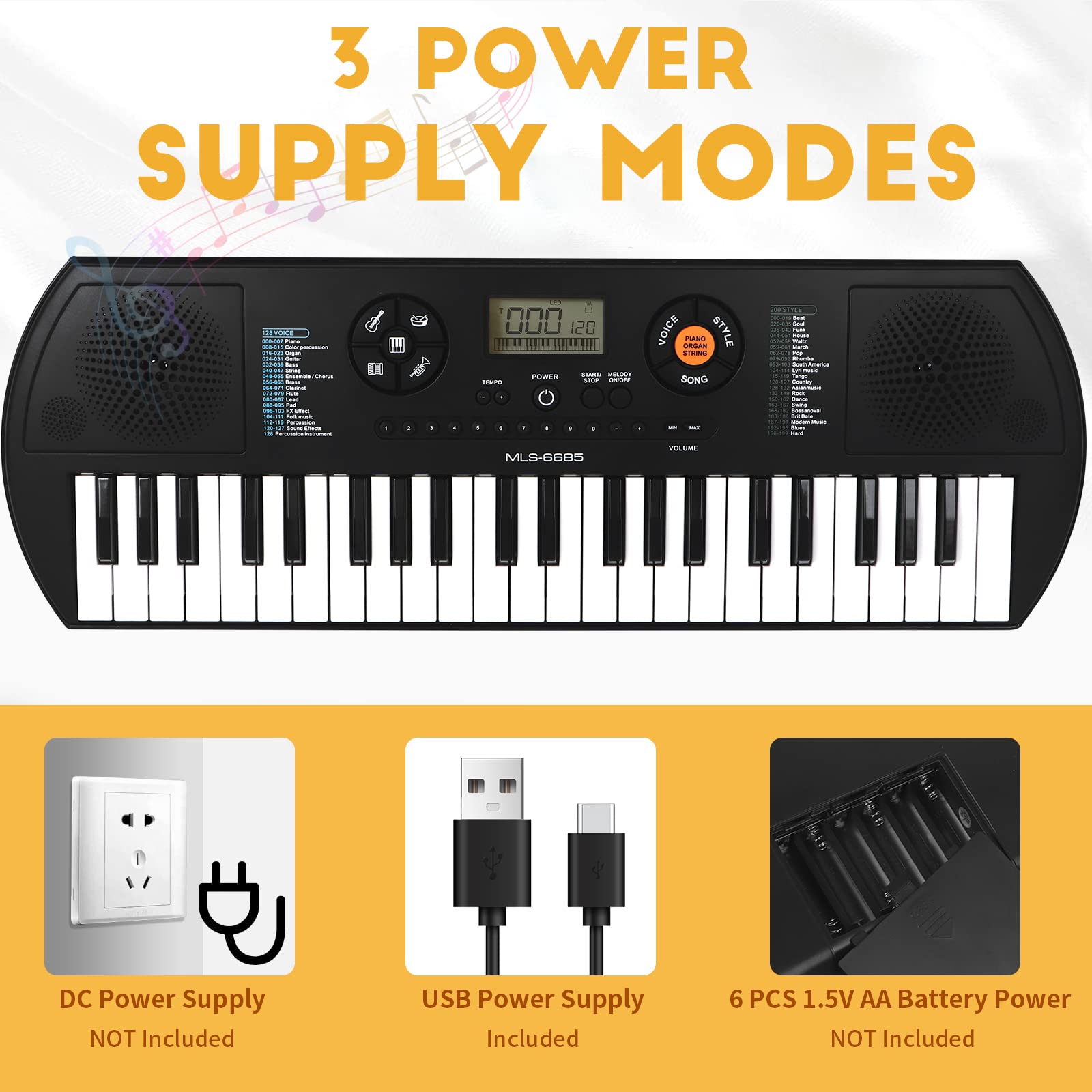 Kmise Piano Keyboard