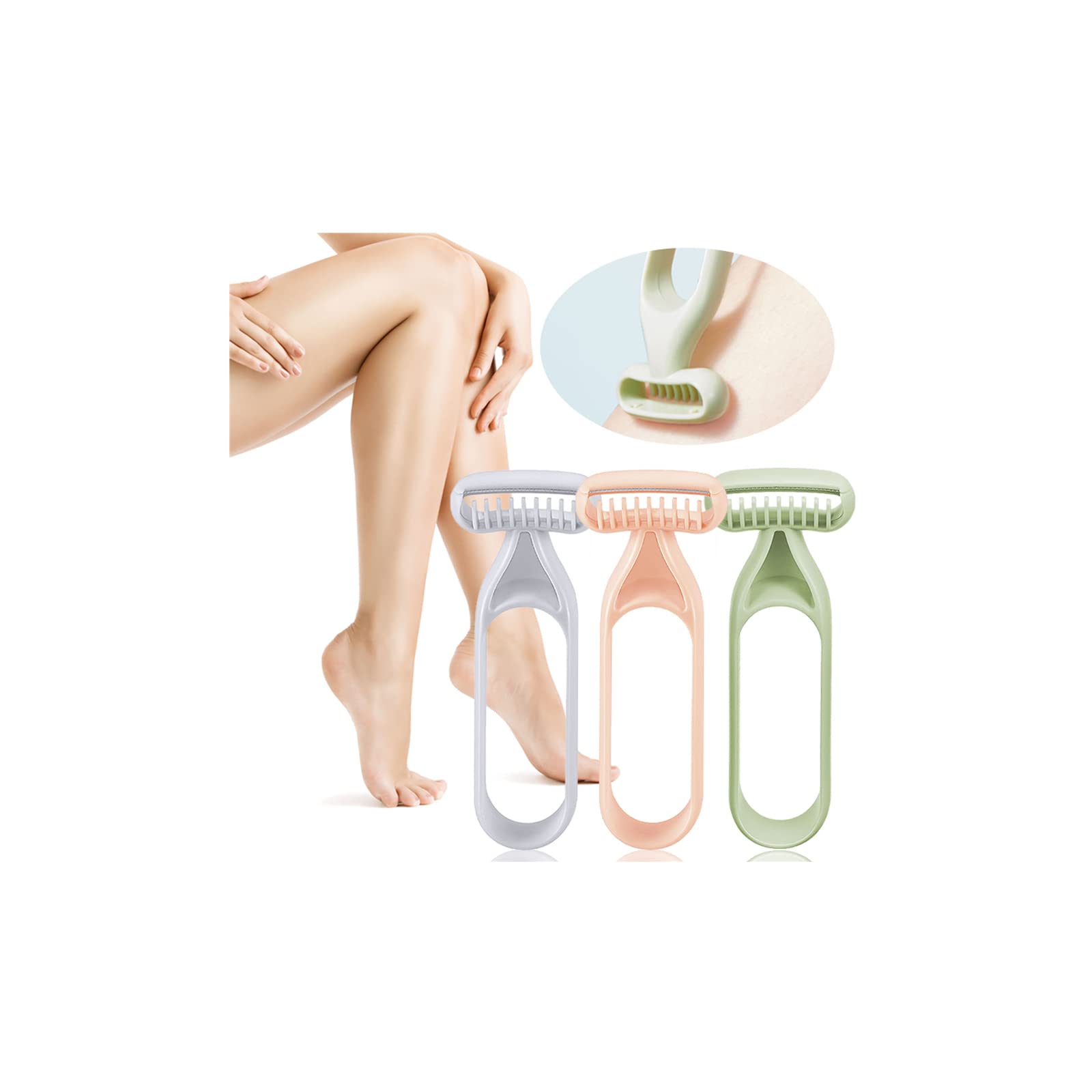 SWEETSHION Handheld Hair Remover for Womens and Girls Leg Beauty Epilators 1PC Daily Use Beauty Epilator Tool Easy to Use